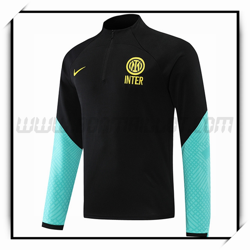 Magasin Vendu Sweatshirt Training Inter Milan Noir/Vert 22/23 thailande